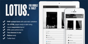 60+ Best Mobile Web HTML Templates 2015
