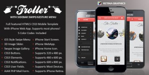 60+ Best Mobile Web HTML Templates 2015