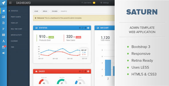 45 Best Responsive Admin Dashboard Templates 2017 DesignMaz