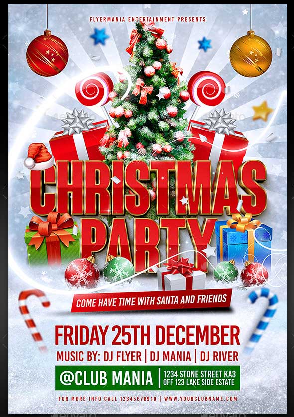 Christmas Flyer Templates For Photoshop Free Ulsdaudio