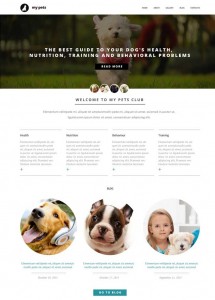 6 Best Dog Responsive Website Bootstrap Themes - DesignMaz