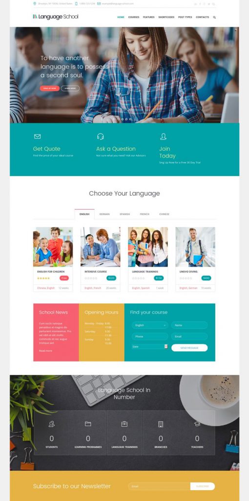 35+ Best Education WordPress Themes 2017 - DesignMaz