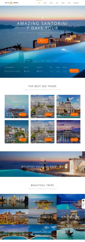 20+ Best HTML Responsive Booking Templates for Travel, Hotel Booking ...